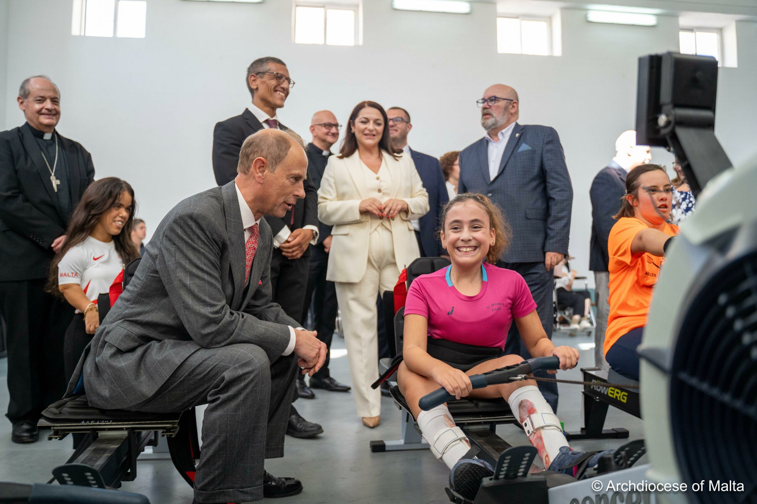 Id-Duka ta' Edinburgh iżur id-Dar tal-Providenza - TVMnews.mt