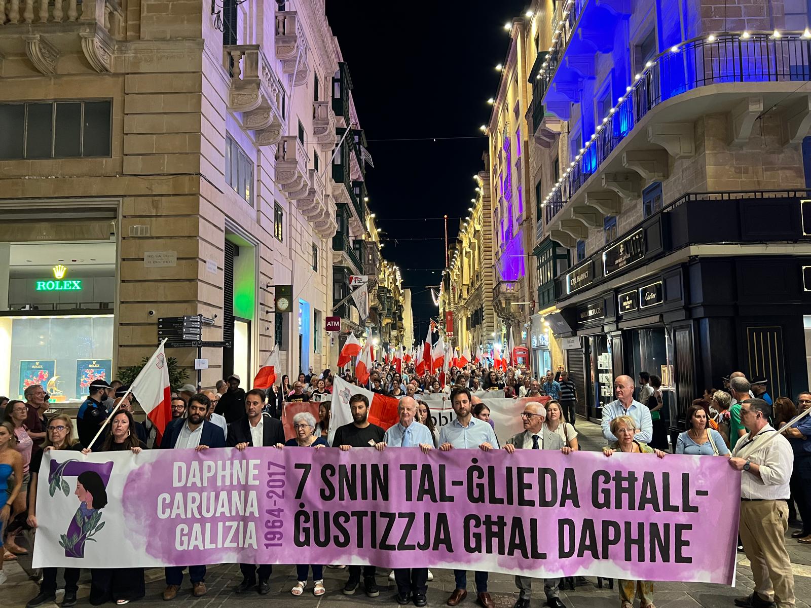 Ifakkru s-seba' sena mill-qtil tal-ġurnalista Daphne Caruana Galizia ...
