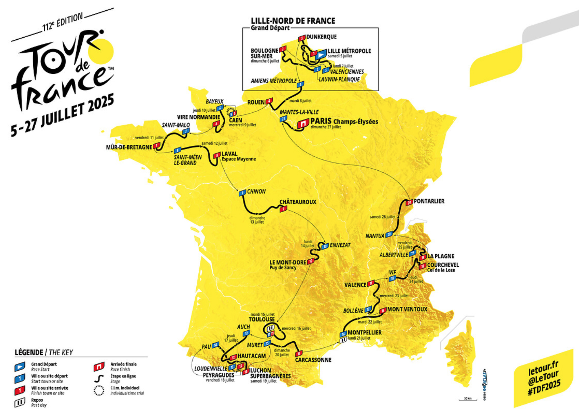 Magħrufa d-dettalji tat-Tour de France 2025 - TVMnews.mt