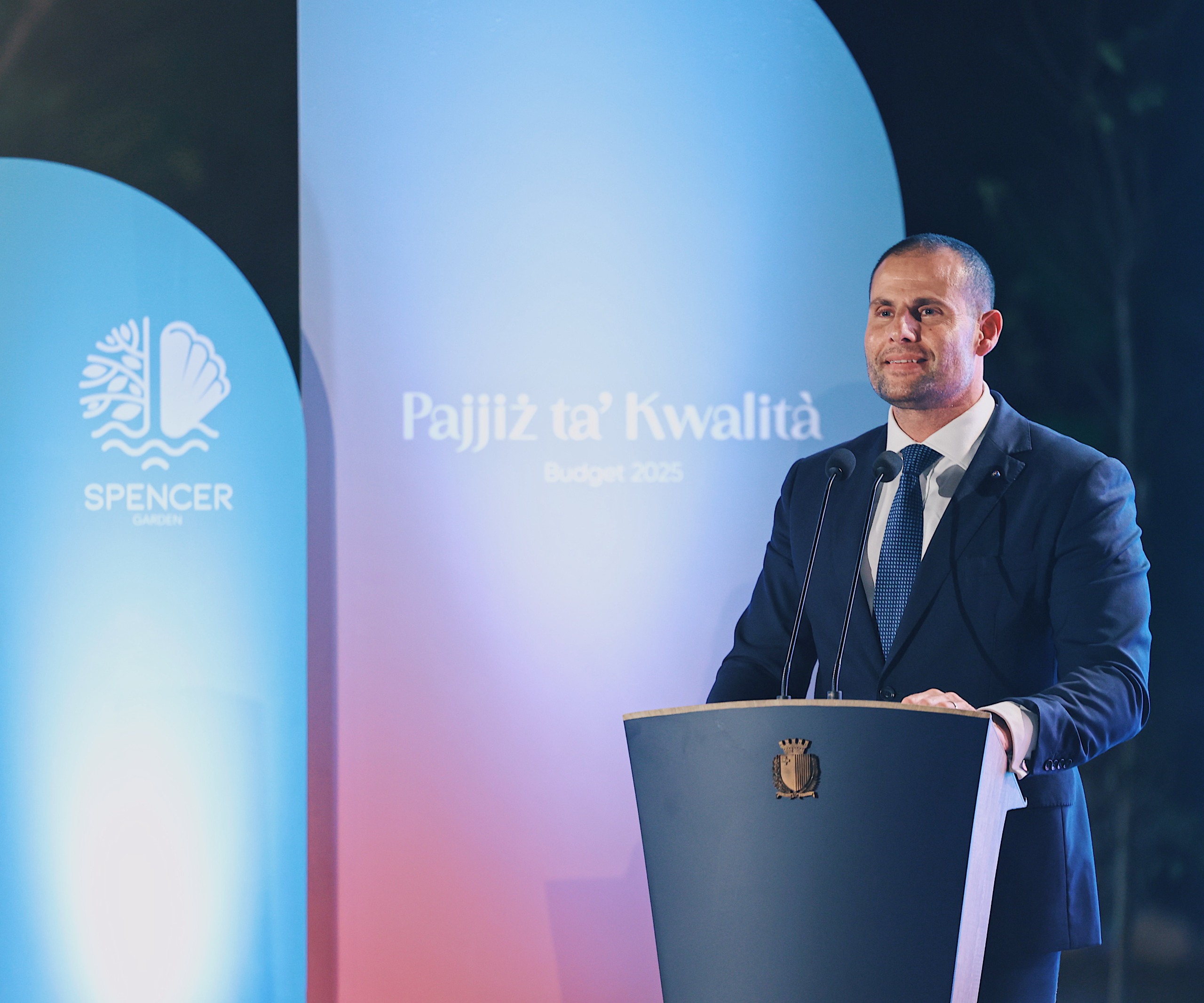 Prime Minister Robert Abela inaugurates regenerated Spencer Garden in ...