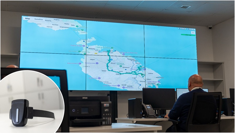 Preparatory work on the electronic monitoring system at an advanced ...