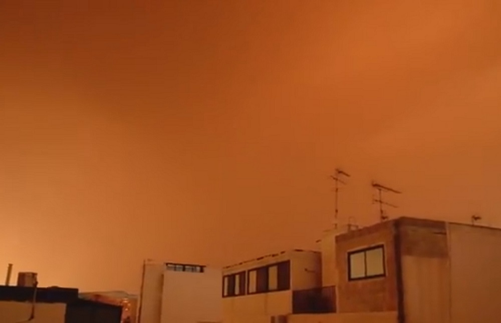 Thick dust particles increased twenty fold due to this week's weather ...