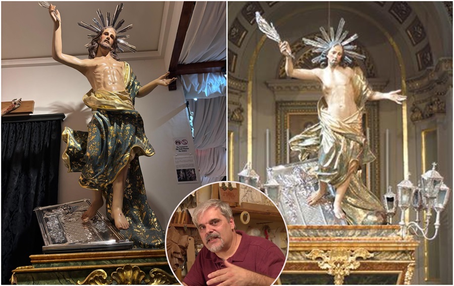 Acquires a replica of Cospicua's Risen Christ by Renzo Gauci - TVMnews.mt