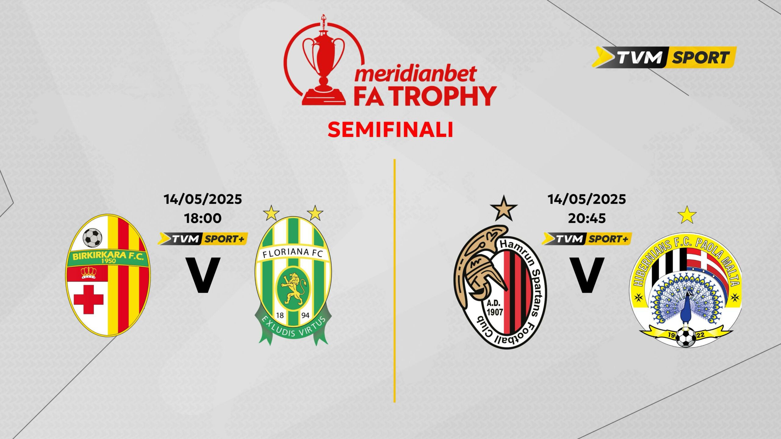 Illejla jintlagħbu s-semifinali tal-Meridianbet FA Trophy - TVMnews.mt