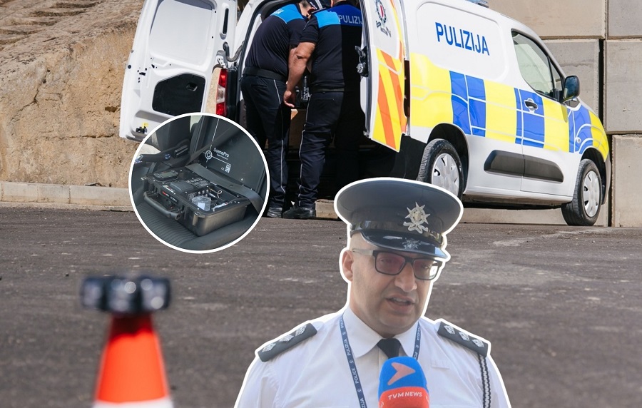 Ara: Il-Pulizija b'għodda li tkejjel il-grip tat-tarmak f'inċidenti ...