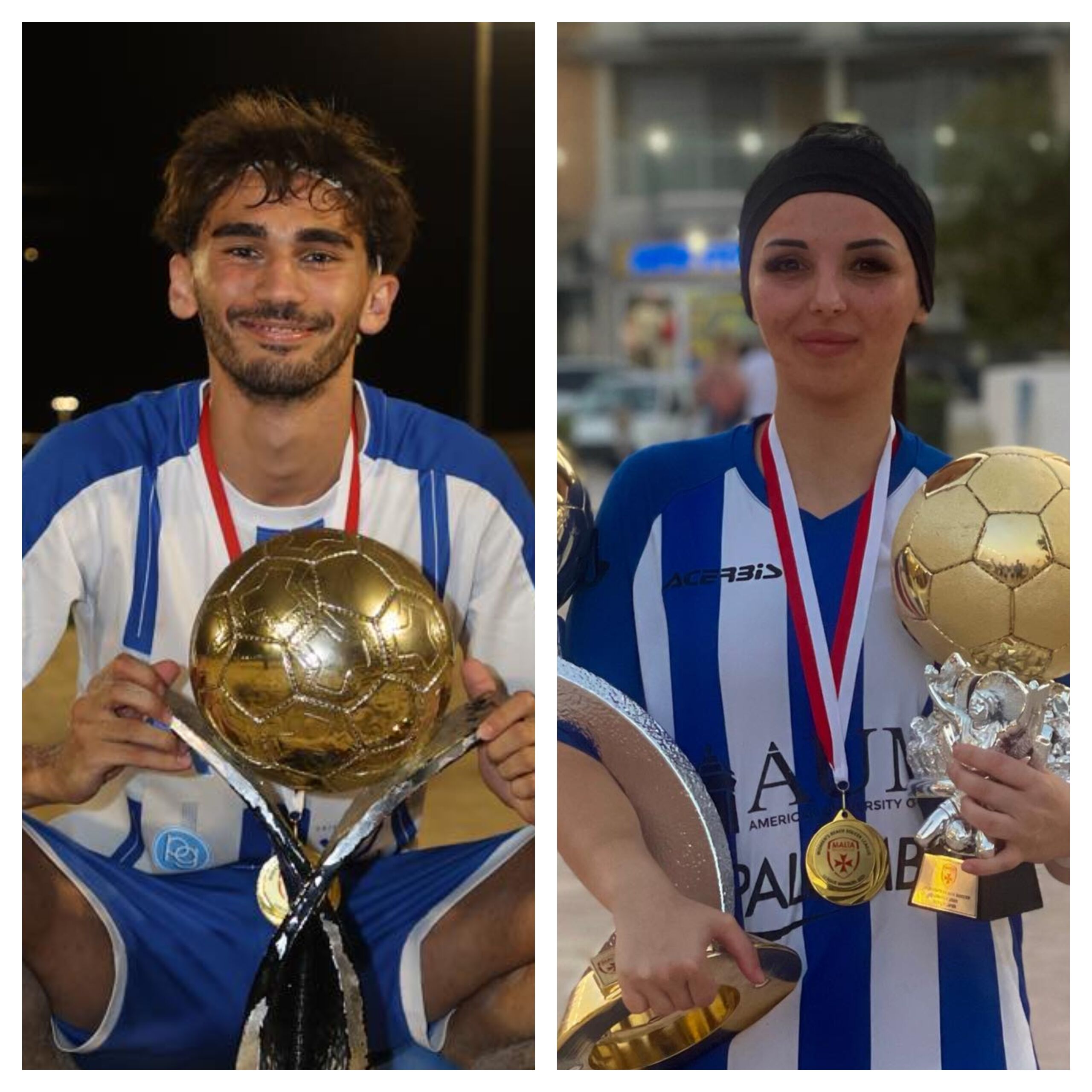 Matthew Agius u Shakira Bugeja jispikkaw fil-kampjonat tal-Beach Soccer ...