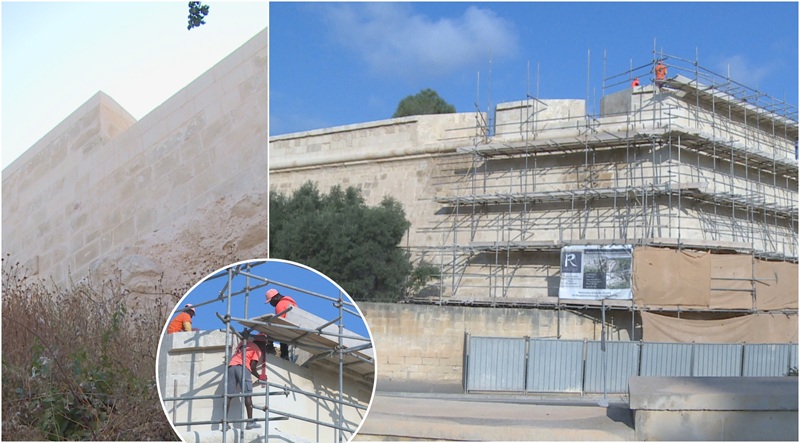 Restoration of Santa Liena Bastion on an investment of €2.2m ongoing ...