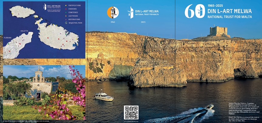 Din l-Art Ħelwa's 60th anniversary Maltapost Heritage saved stamp set ...