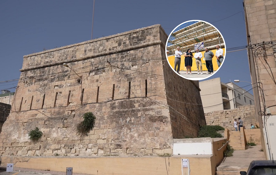Restoration work on Vendome Tower in Marsaxlokk at an advanced stage ...