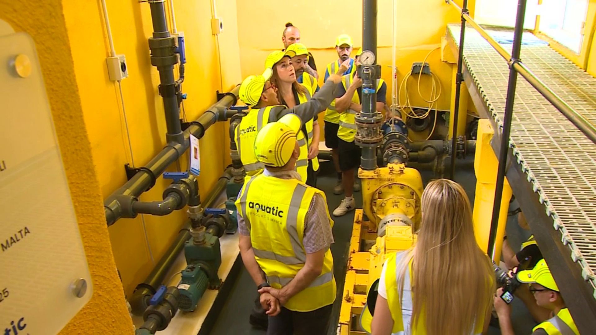 5 new pumps inaugurated at San Luċjan Tower to filter seawater for ...