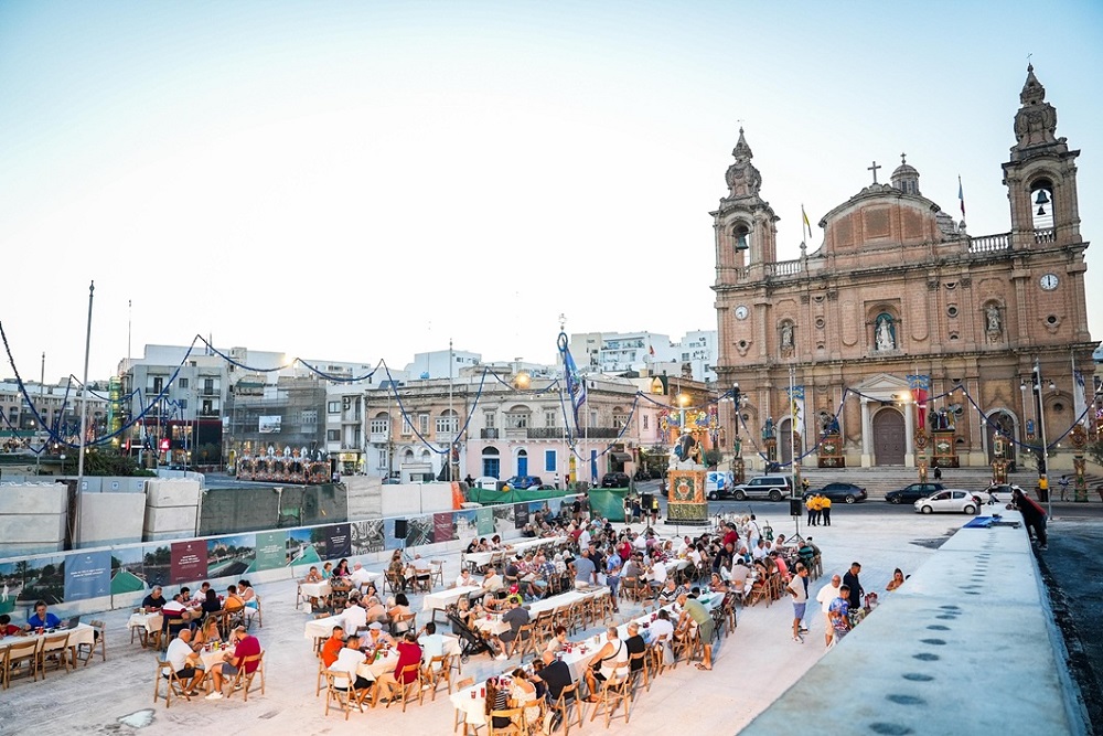 Public space opened by Msida Creek project for festa season - TVMnews.mt