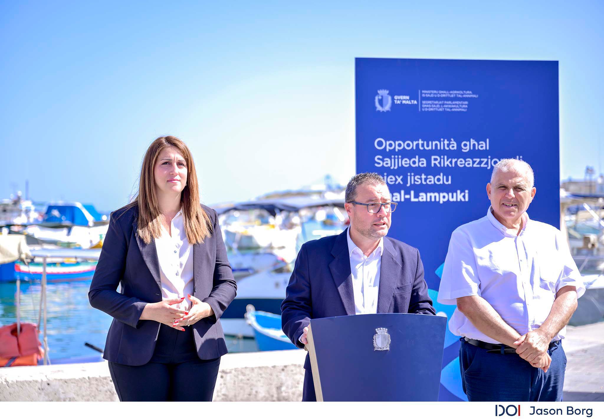 Minister Anton Refalo and Parliamentary Secretary Alicia Bugeja Said ...