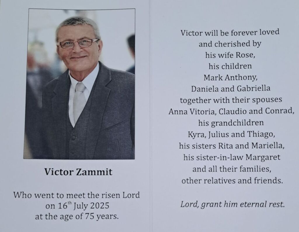 Tingħata l-aħħar tislima lil Victor Zammit, ex President ta' Birkirkara ...