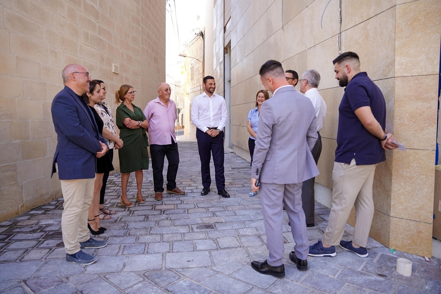 Work in process for new Kirkop Church parvis - TVMnews.mt