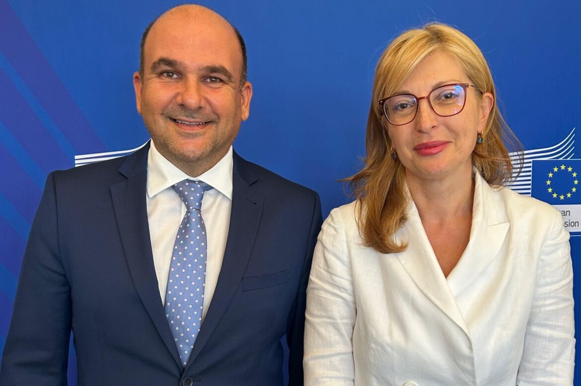 Il-MPE Peter Agius f'laqgħa mal-KE Katerina Zaharieva - TVMnews.mt