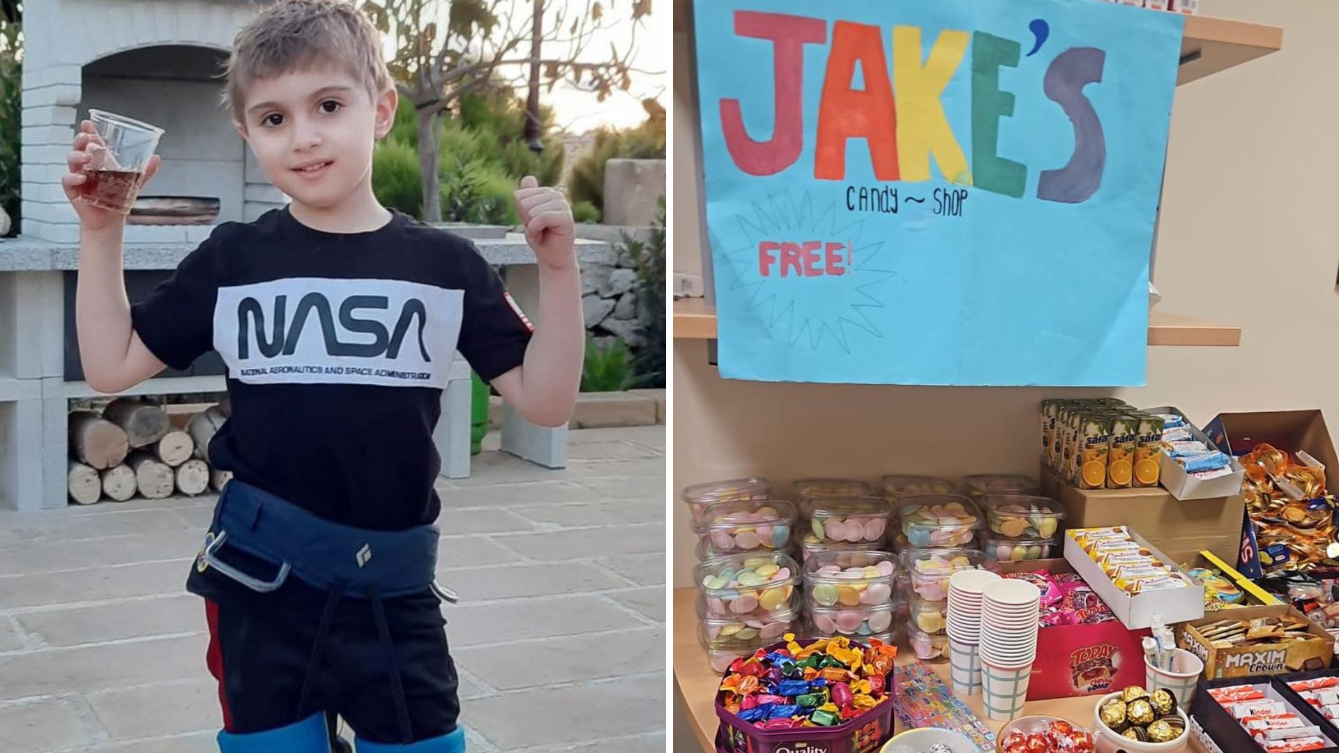 Jake's Candy Shop set up in memory of what would have been Jake's ...