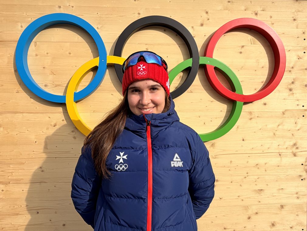 Jenny Axisa Eriksen fl-azzjoni llum fl-10km Cross-Country Skiing ...
