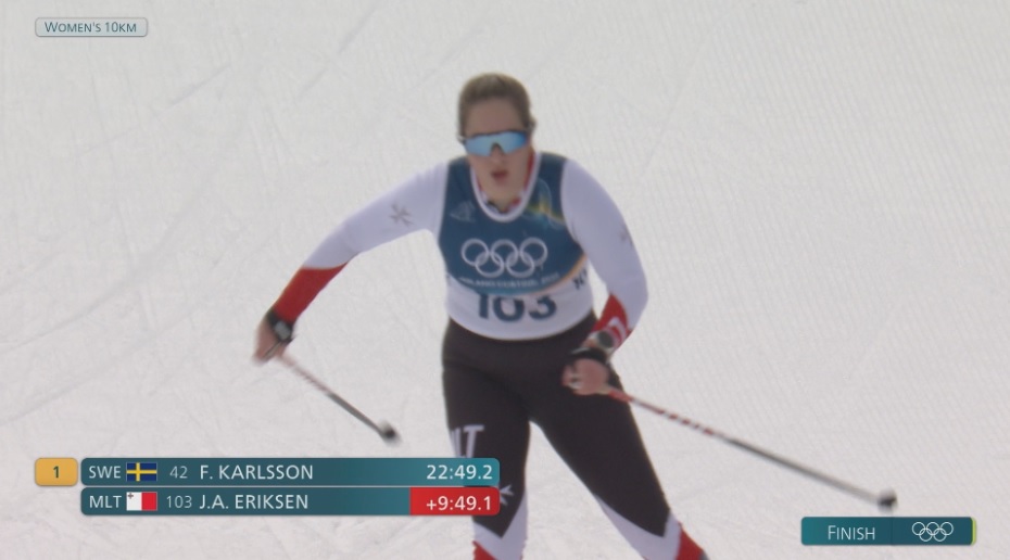 Jenny Axisa Eriksen fl-azzjoni f'Milano-Cortina - TVMnews.mt