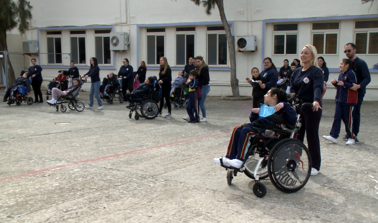 Wheelchair dance by students with diverse abilities during the Malta ...