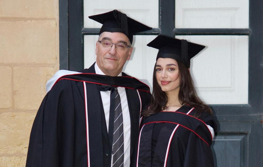 “An honour to have graduated together” — father and daughter who both ...