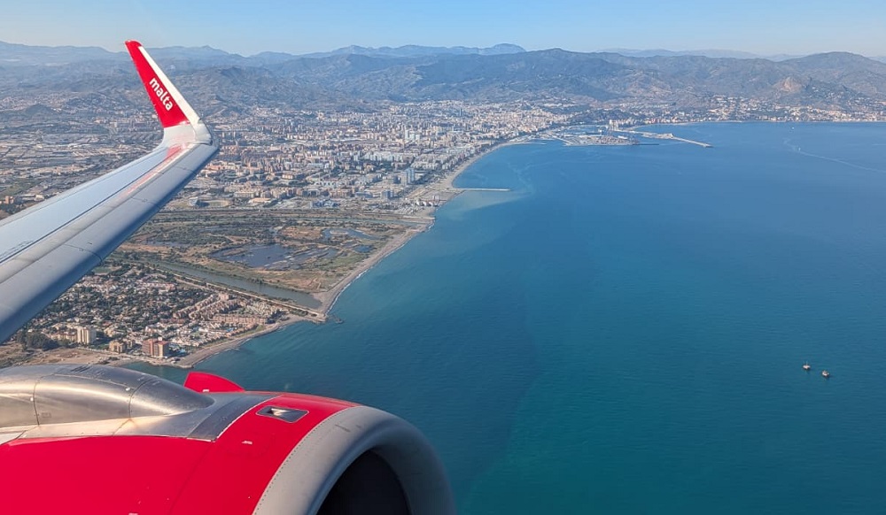 KM Malta Airlines bl-ewwel titjira lejn Malaga - TVMnews.mt
