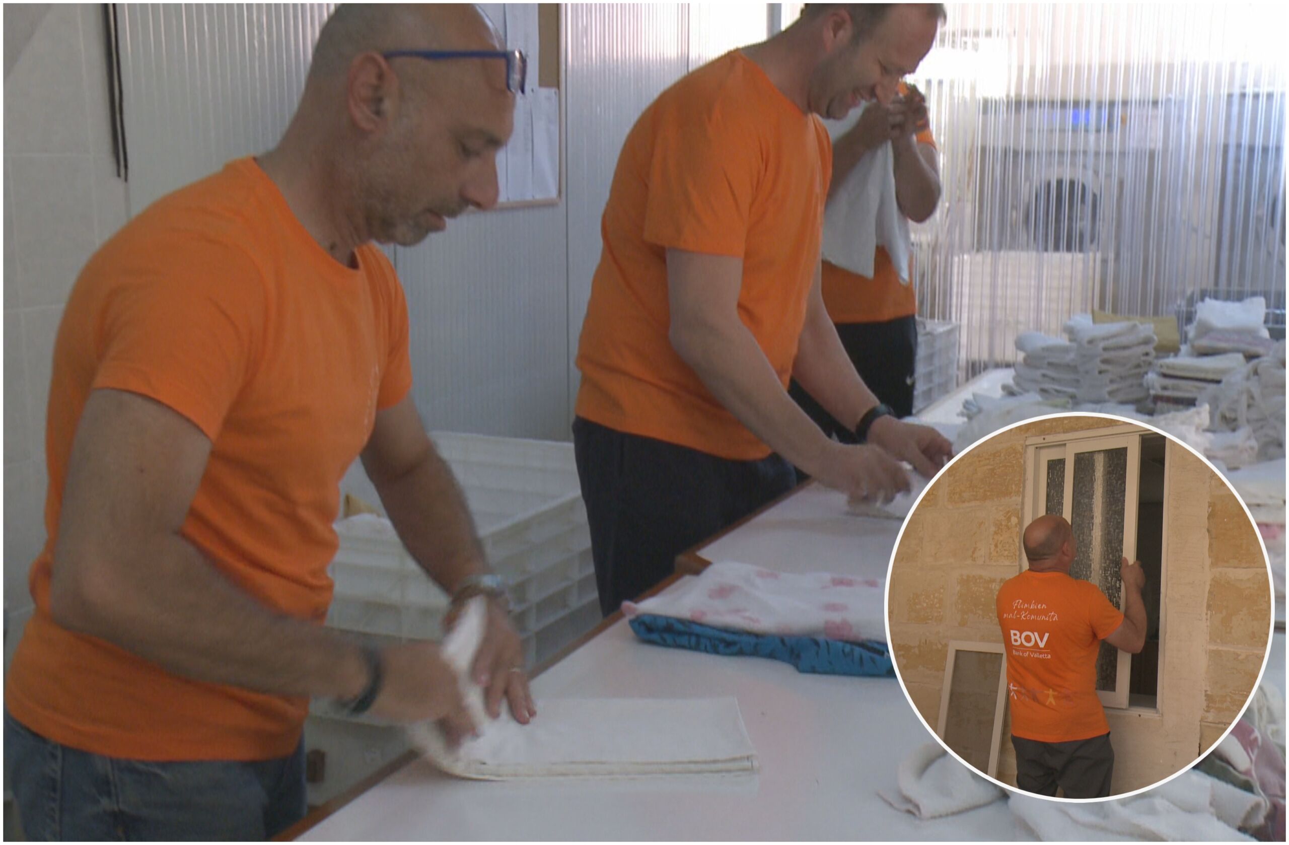 Impjegati tal-BOV b'ġurnata ta' ħidma volontarja mad-Dar tal-Providenza ...