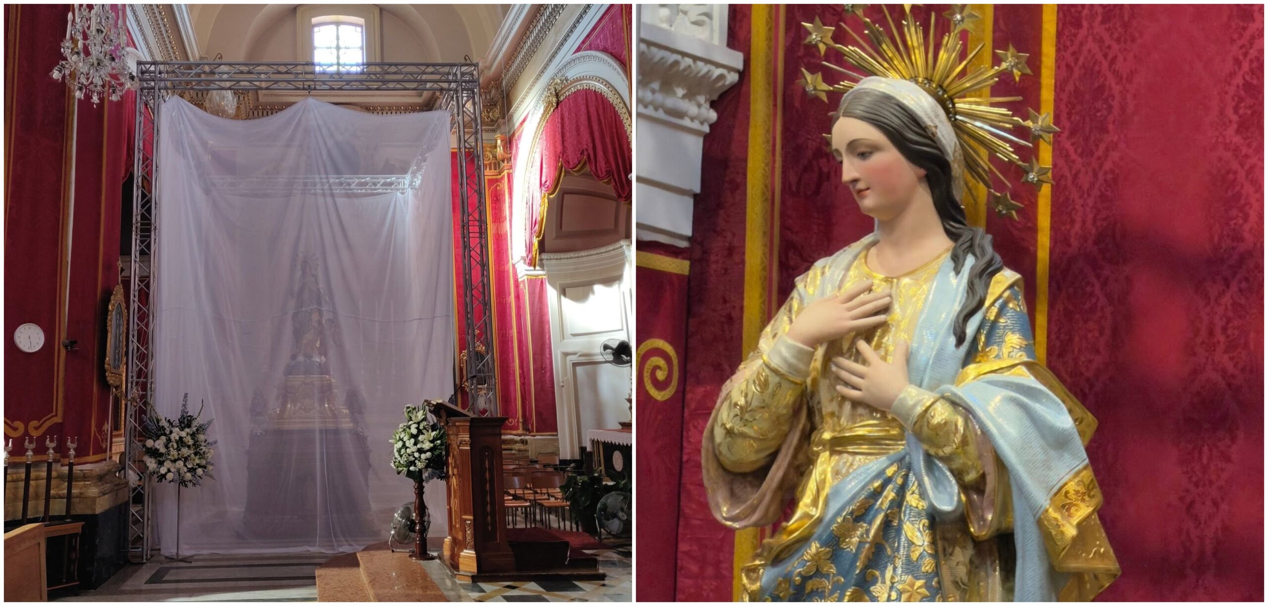 Restored statue of Our Lady of the Lily returns to Mqabba Parish Church ...